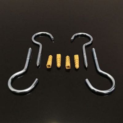 4x Large 10cm Screw Hooks Heavy Duty Aviary Wall or Roof Hook - Fab ...